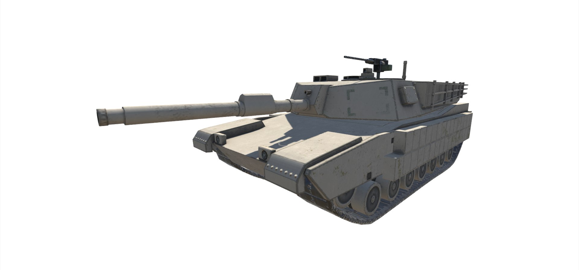 M1 Abrams 3D Model - TurboSquid 1345082