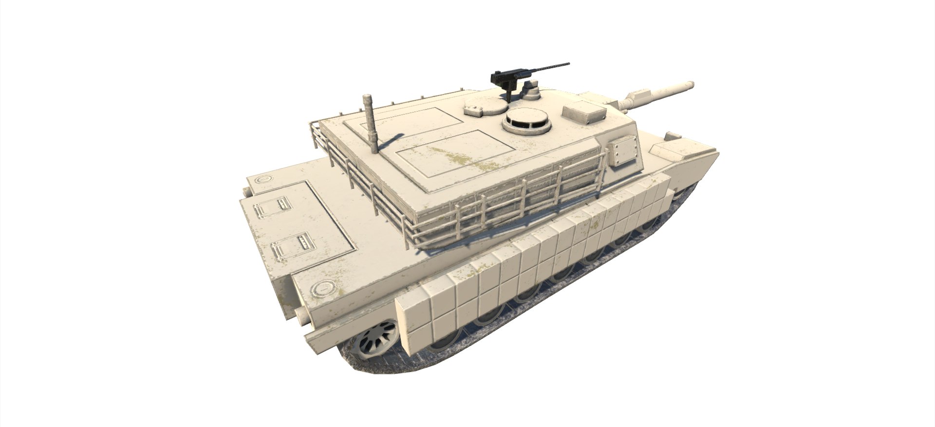 M1 Abrams 3D Model - TurboSquid 1345082