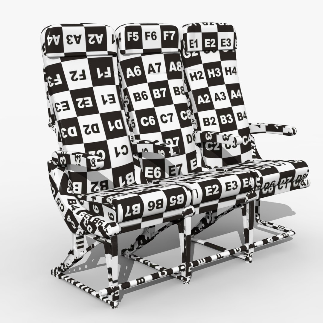 Airplane Seat Obj