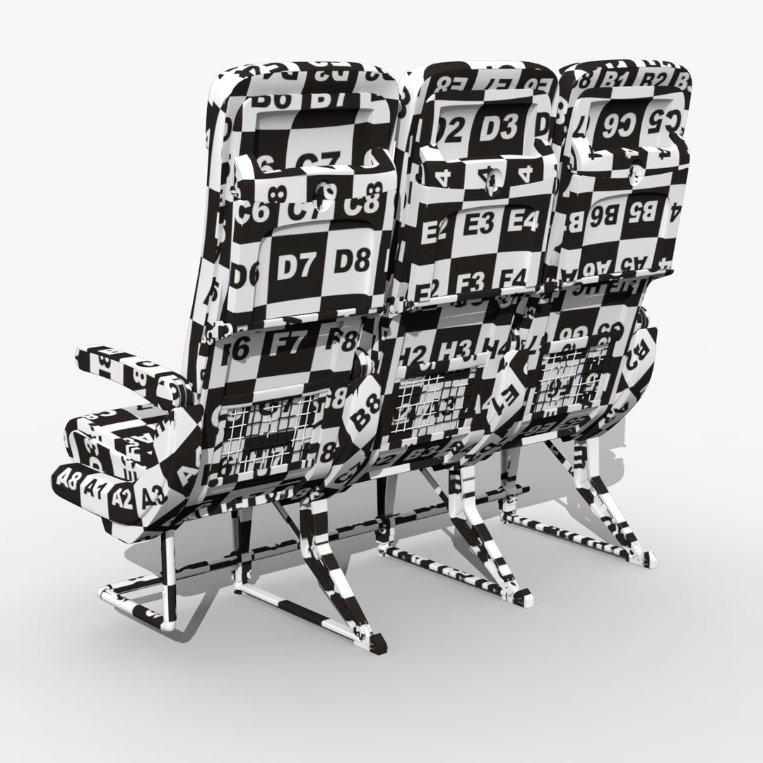 Airplane Seat Obj