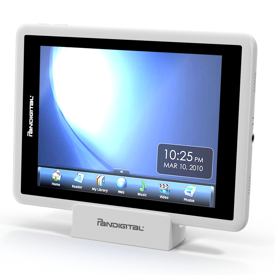 tablet pandigital t2-70fw 3d model