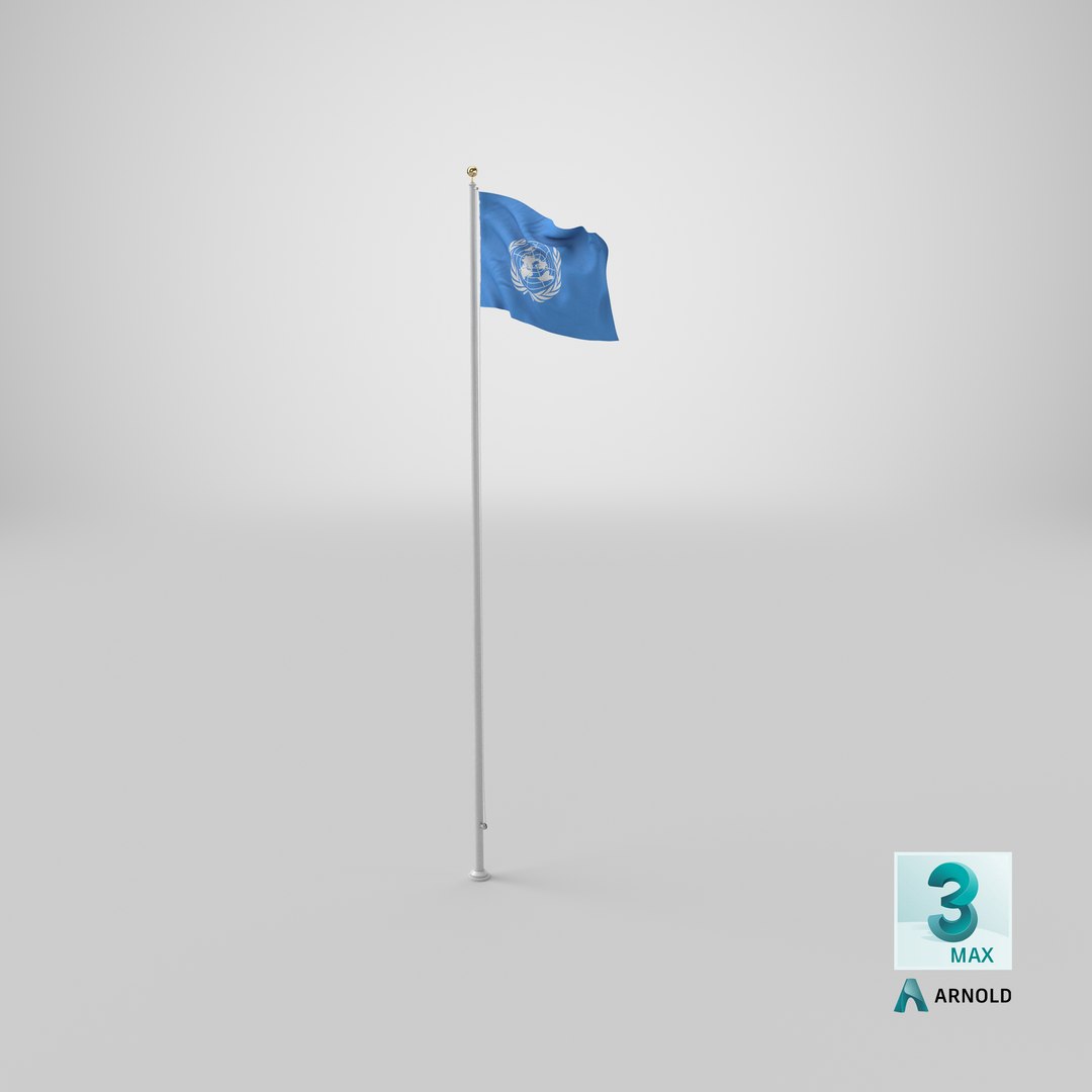 Flag Pole Model - TurboSquid 1573462