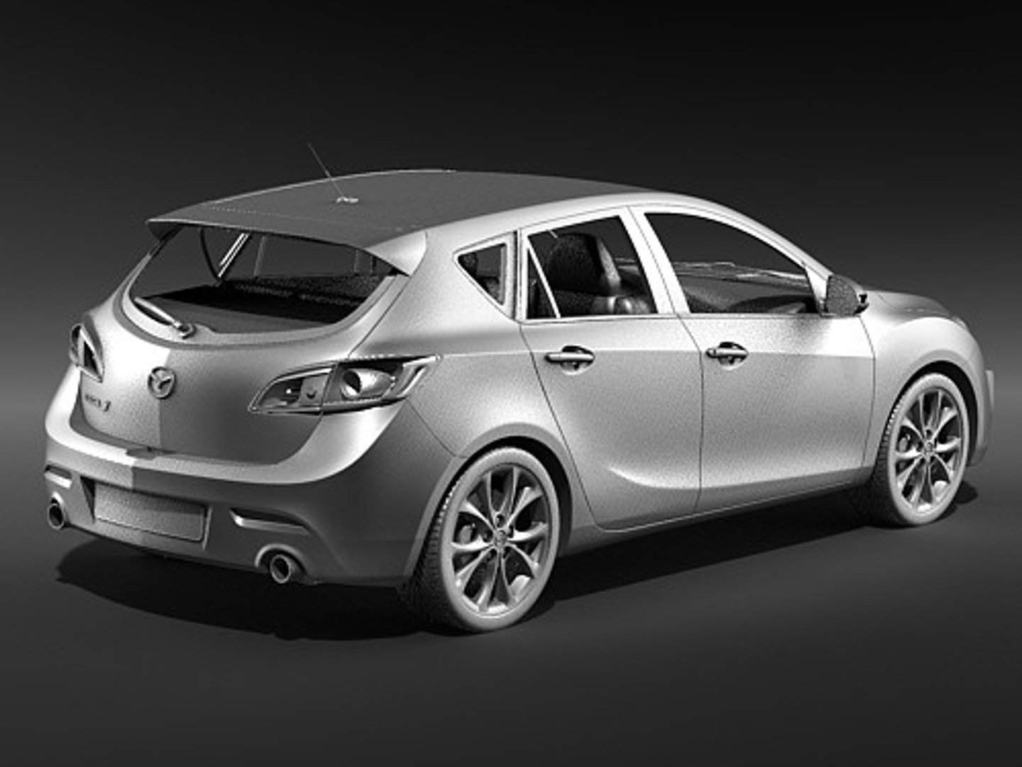 3d Mazda 3 2009 2012
