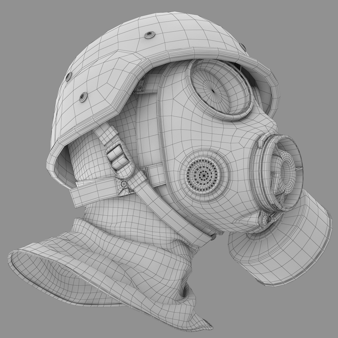 Army s10 gas mask 3D - TurboSquid 1264254