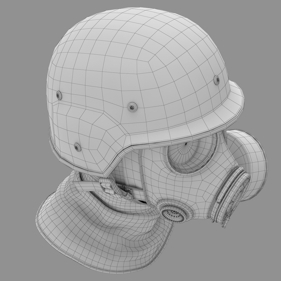 Army s10 gas mask 3D - TurboSquid 1264254