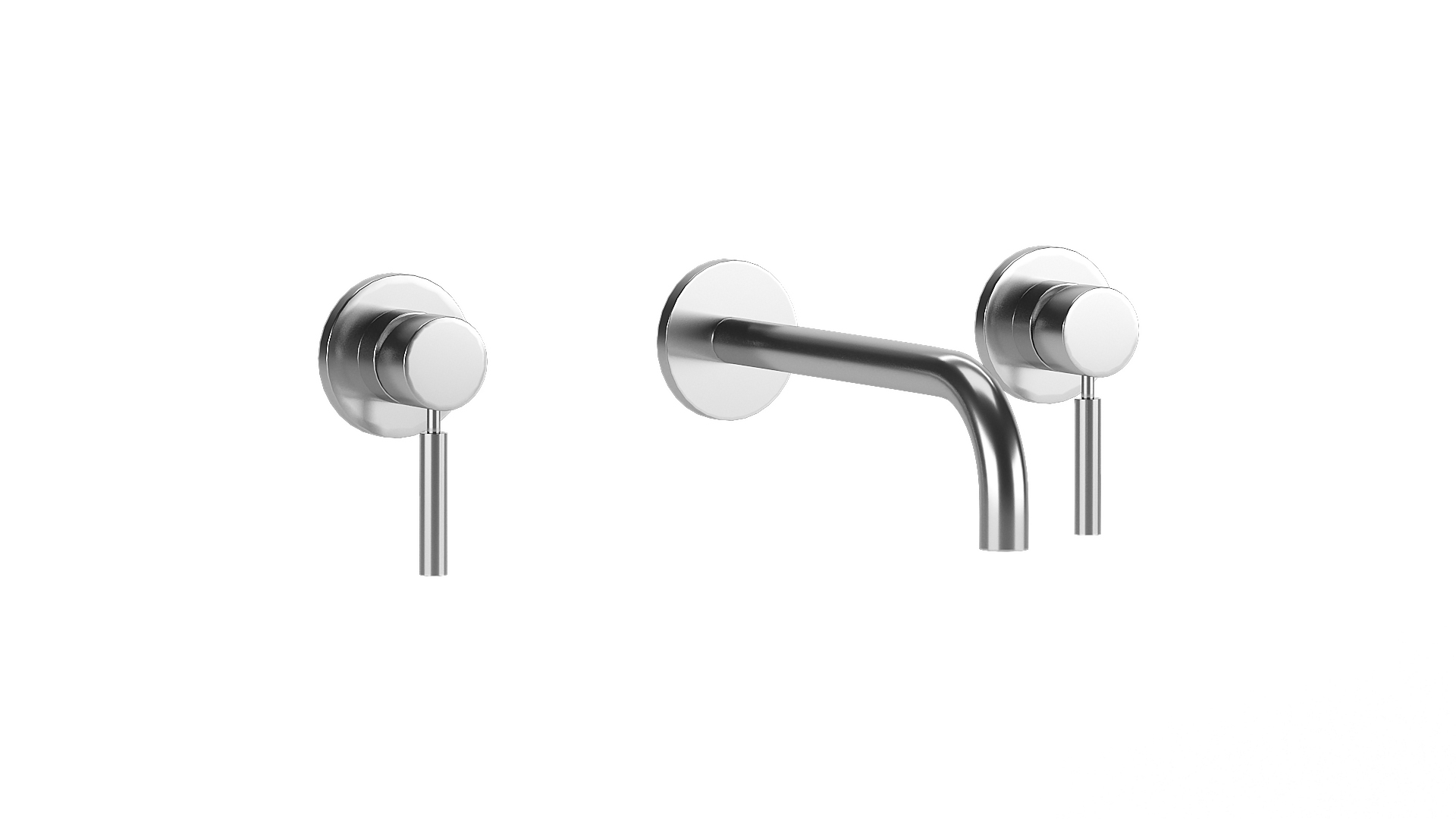 3D Neve Lino Wall-mounted Spout Model - TurboSquid 2103664