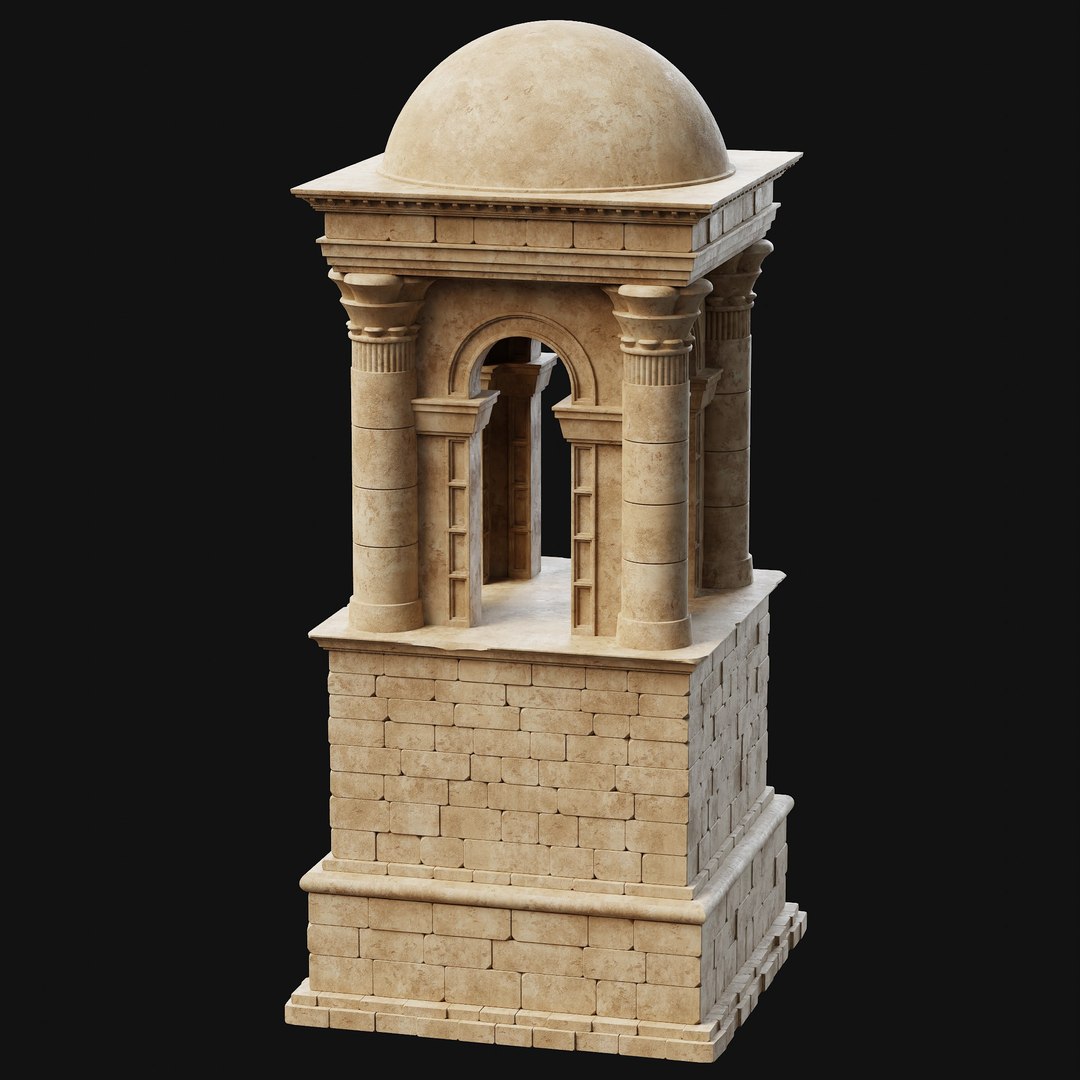 ANCIENT MONUMENTS COLUMN STATUE DESERT EGYPT TOWER COLLECTION 3D model - TurboSquid 2095157