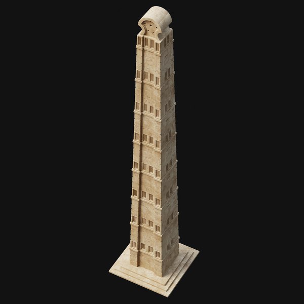 modelo 3d ANCIENT MONUMENTS COLUMN STATUE DESERT EGYPT TOWER COLLECTION - TurboSquid 2095157