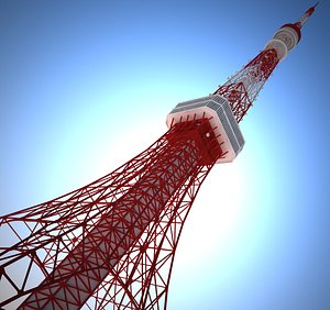 Download Free & Premium Tokyo Tower 3D Models | TurboSquid