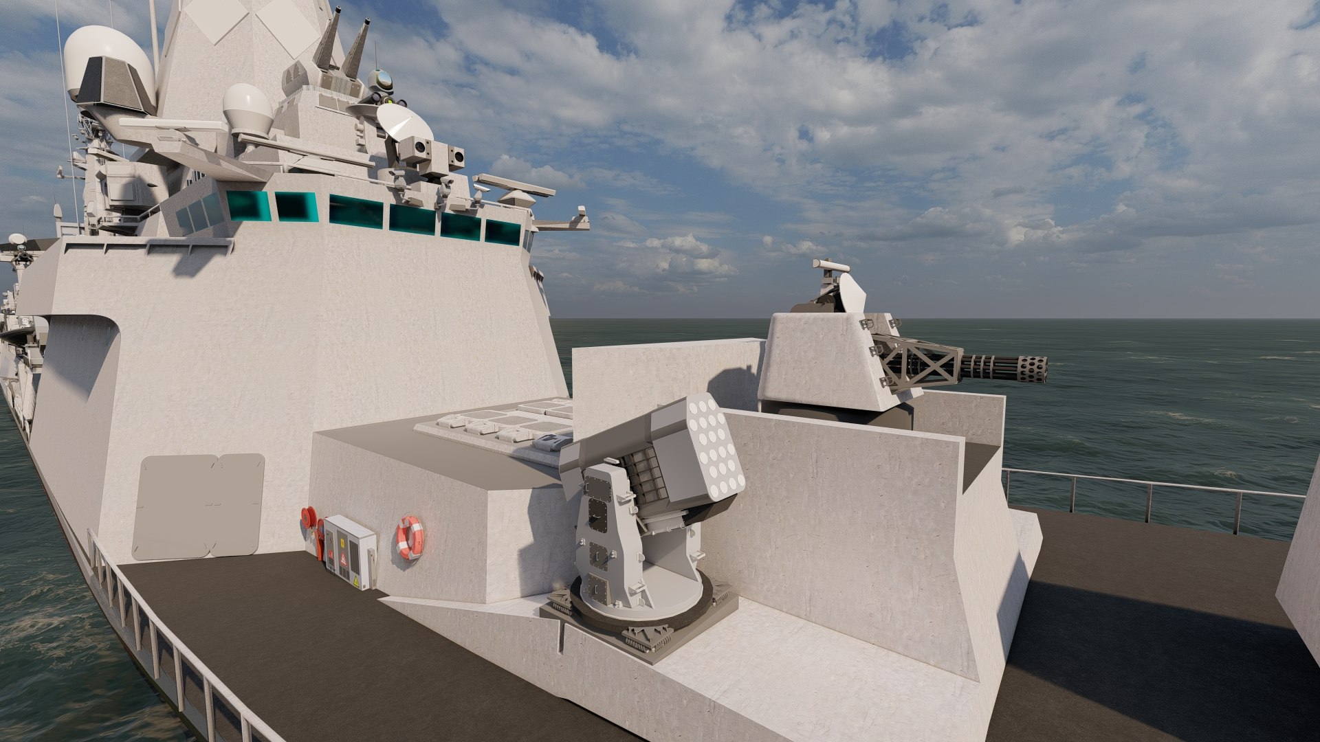 THERMOPYLES GREEK NAVY FRIGATE 3D - TurboSquid 2289674