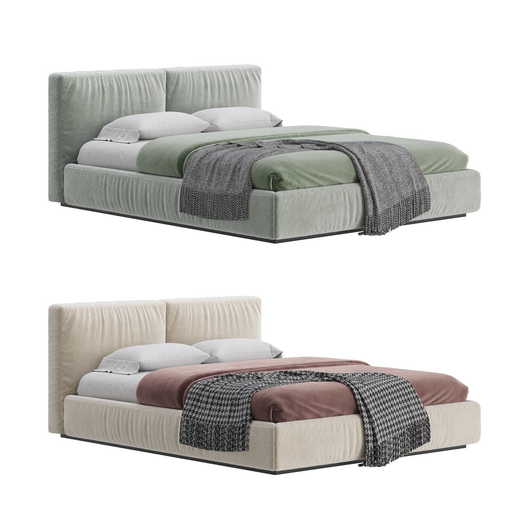 BRICK Bed 3D - TurboSquid 2190159