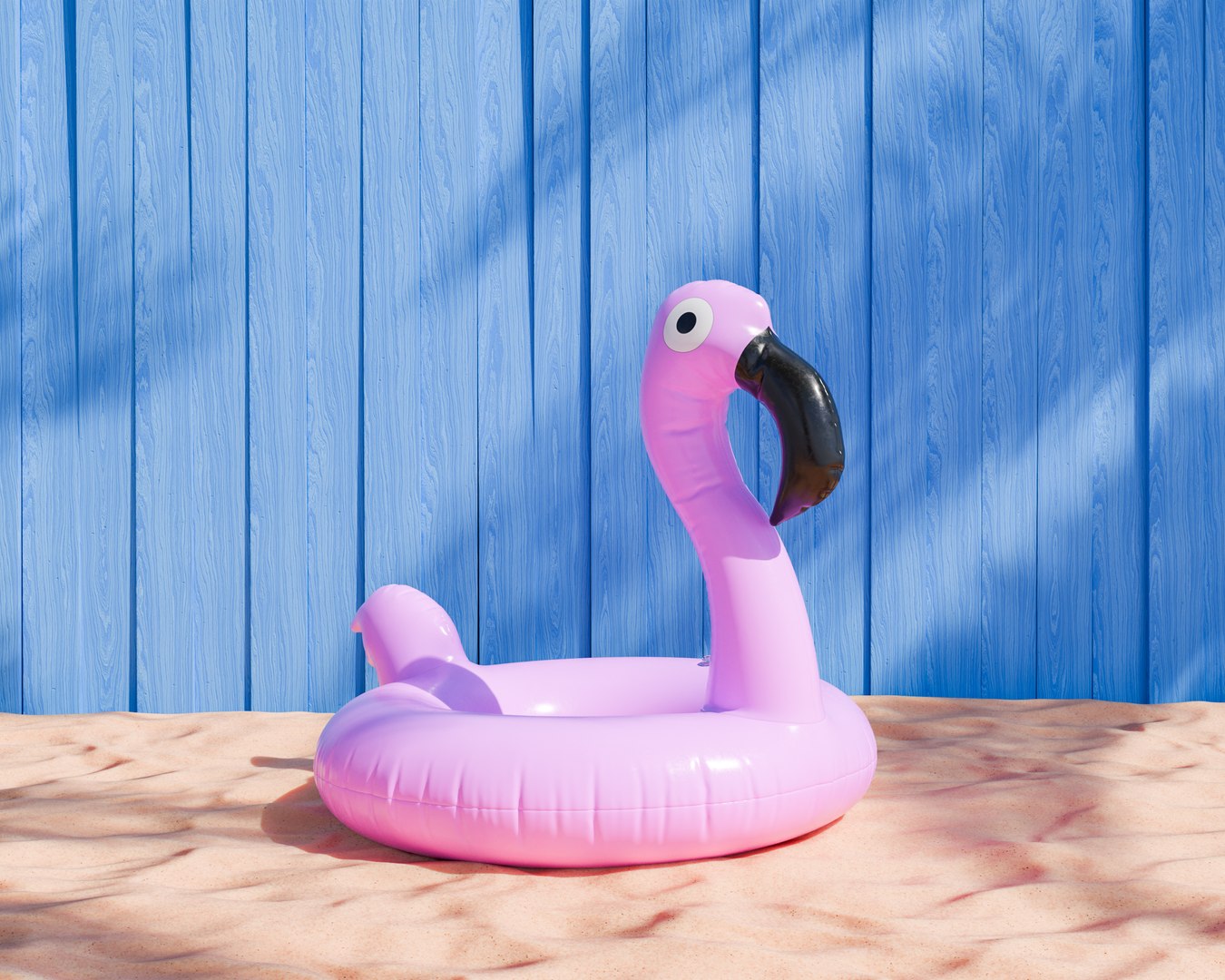 3D Inflatable Flamingo Float - TurboSquid 2183134