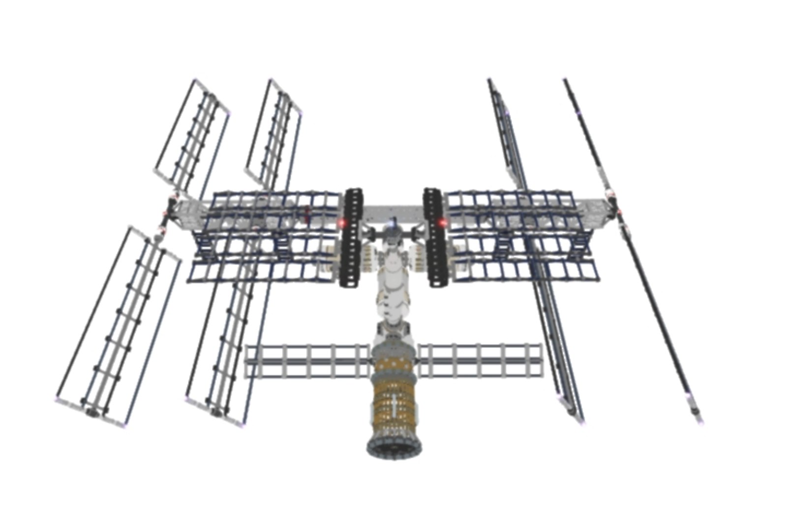 Space Station Freedom 3d Model