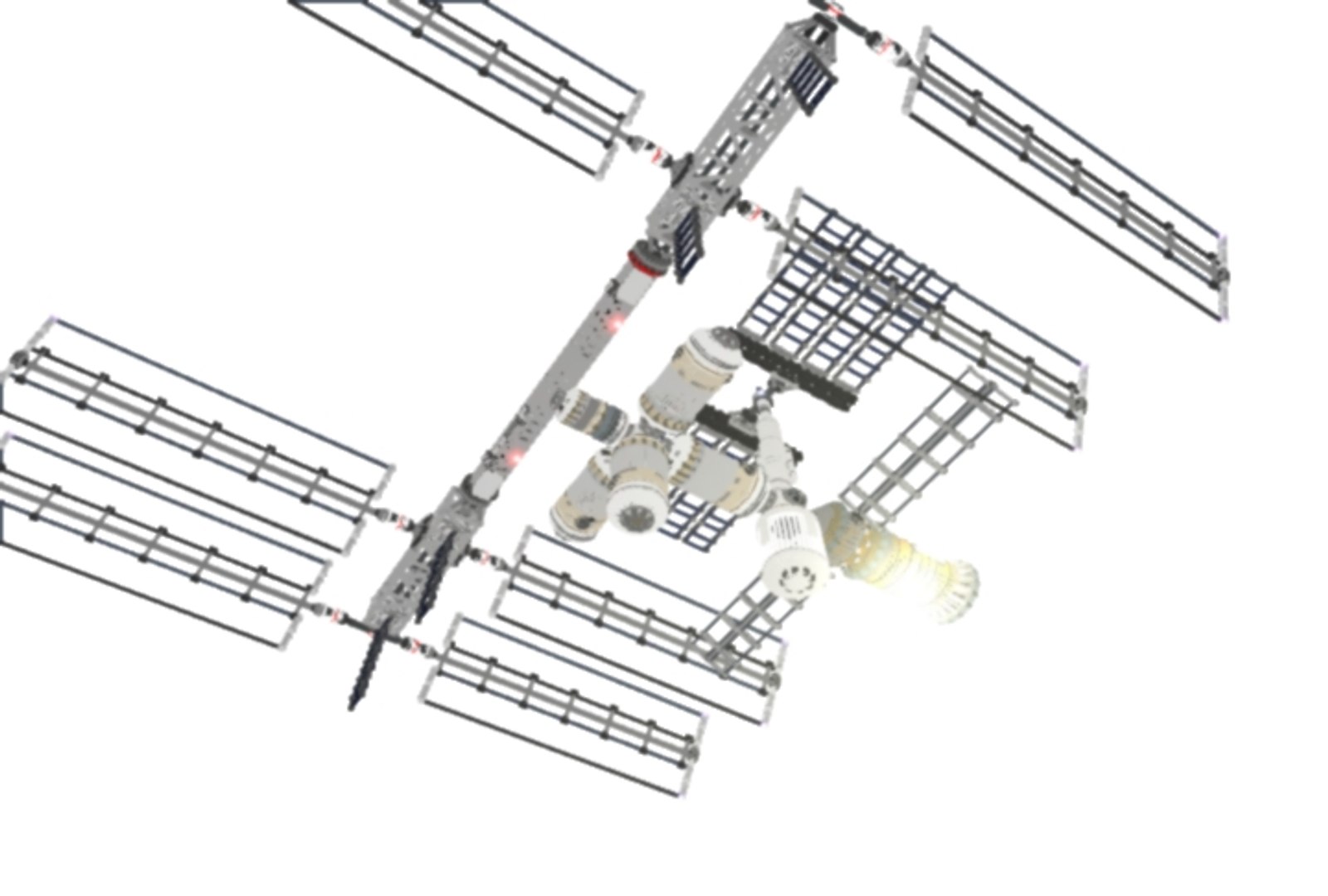 Space Station Freedom 3d Model