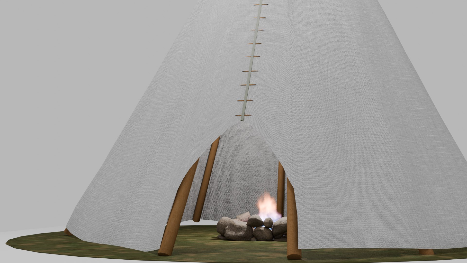 Teepee 3D Model - TurboSquid 2217459