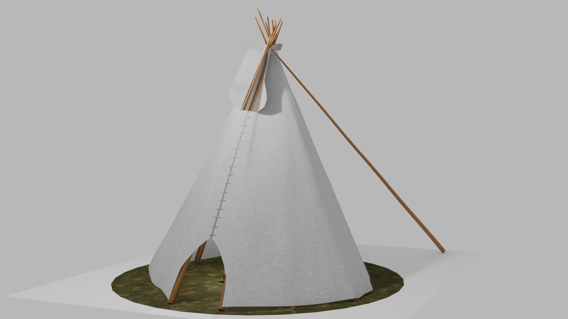 Teepee 3D Model - TurboSquid 2217459