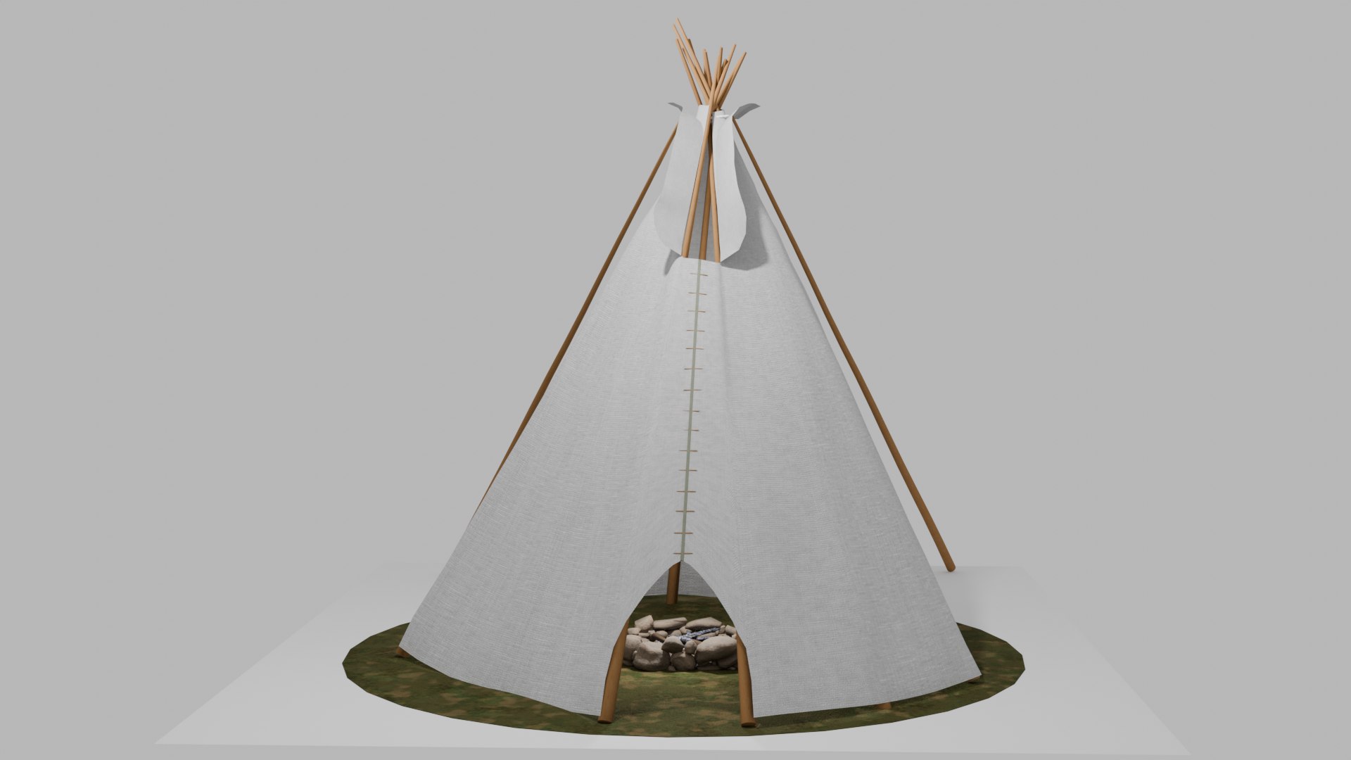 Teepee 3D Model - TurboSquid 2217459