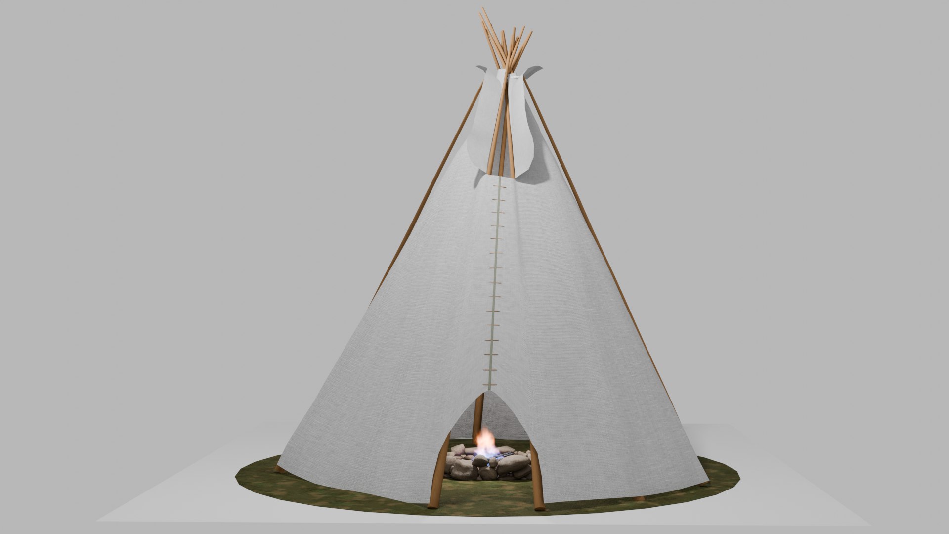 Teepee 3D Model - TurboSquid 2217459