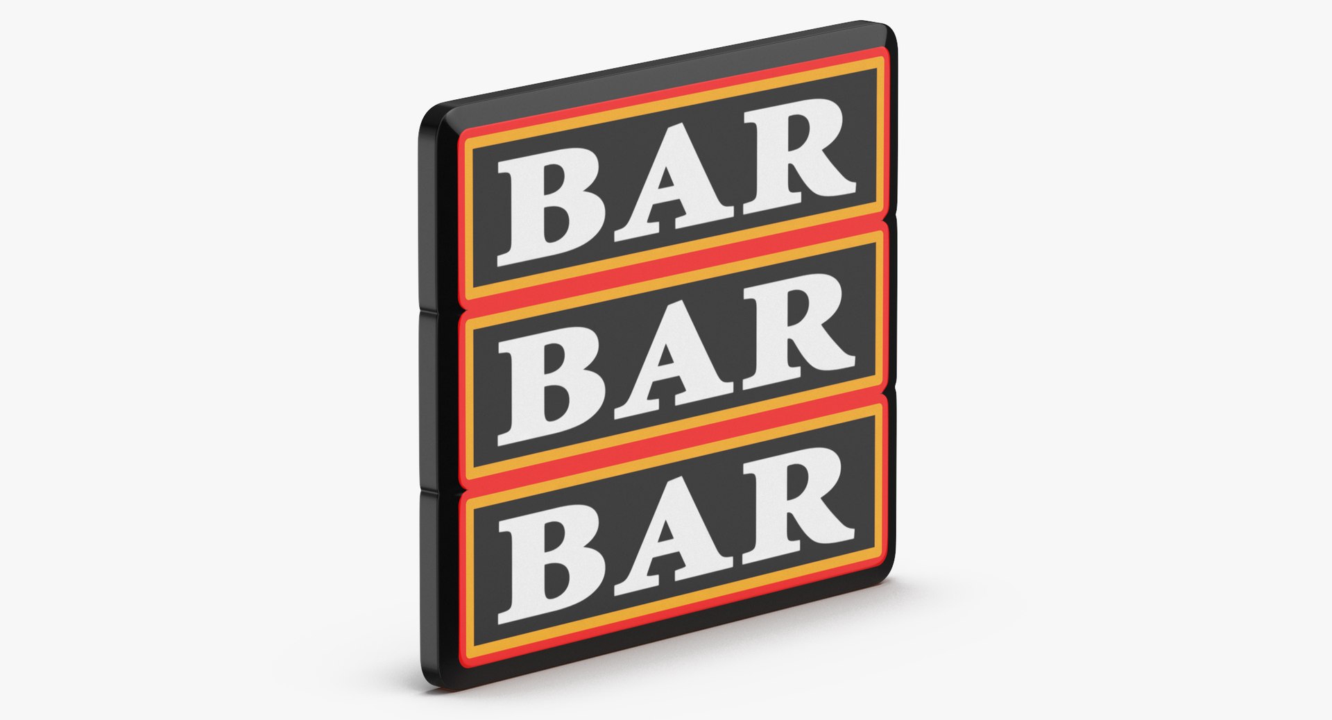 Video Slot Machine Bars Model - TurboSquid 1320669