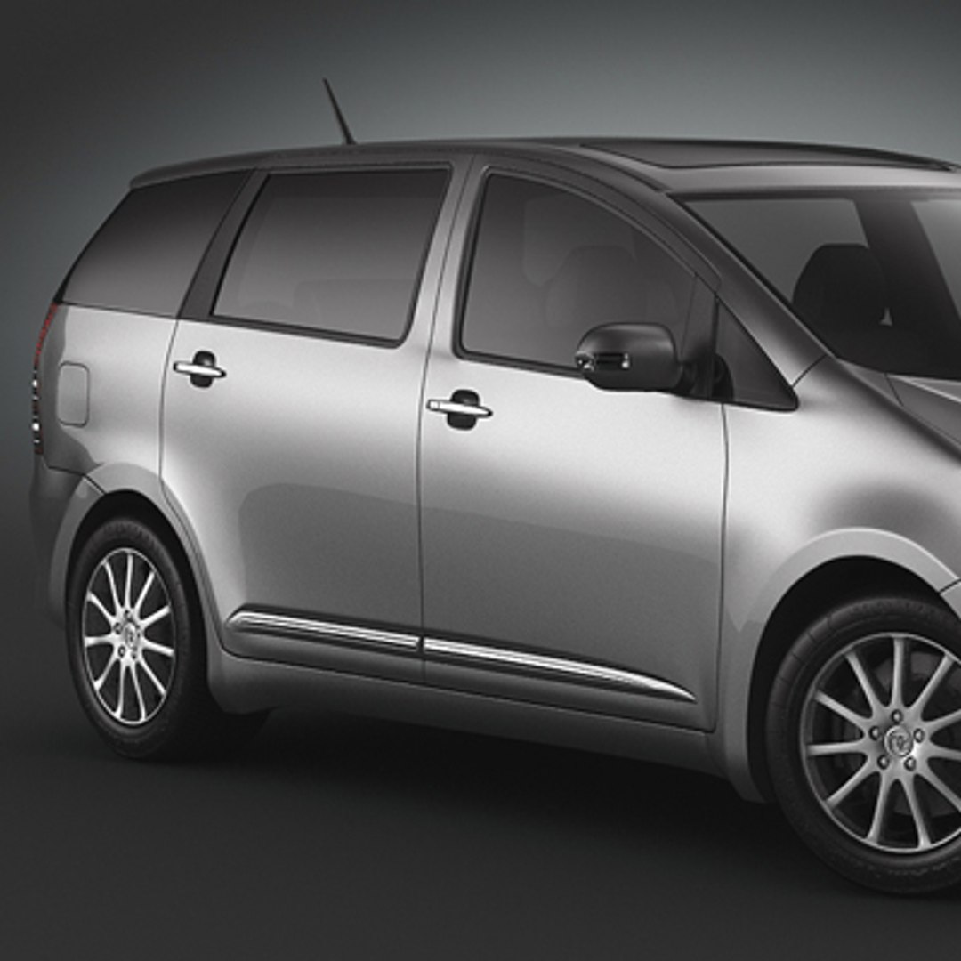 Toyota Wish 3d Model