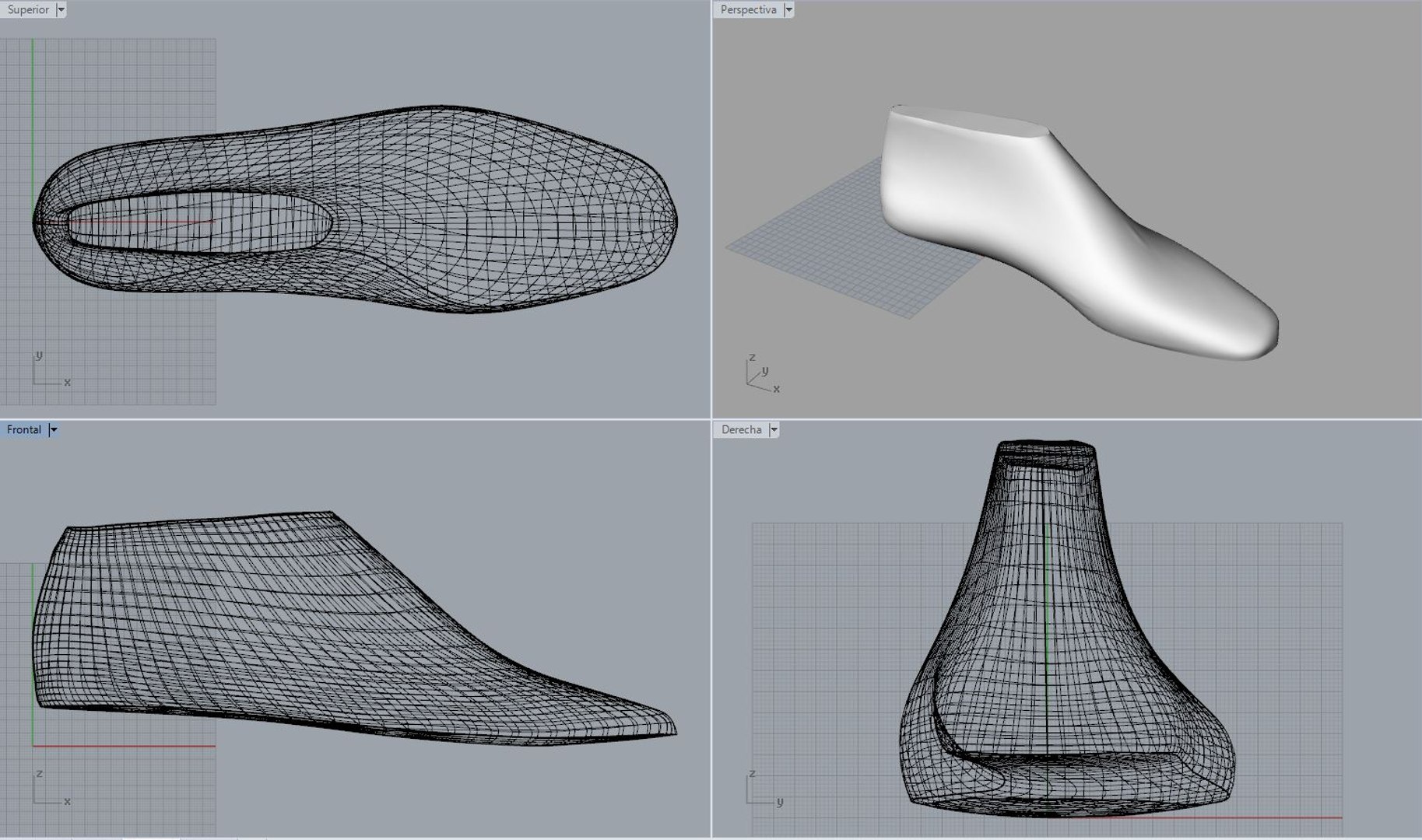 3d Woman Shoe Lasts Model
