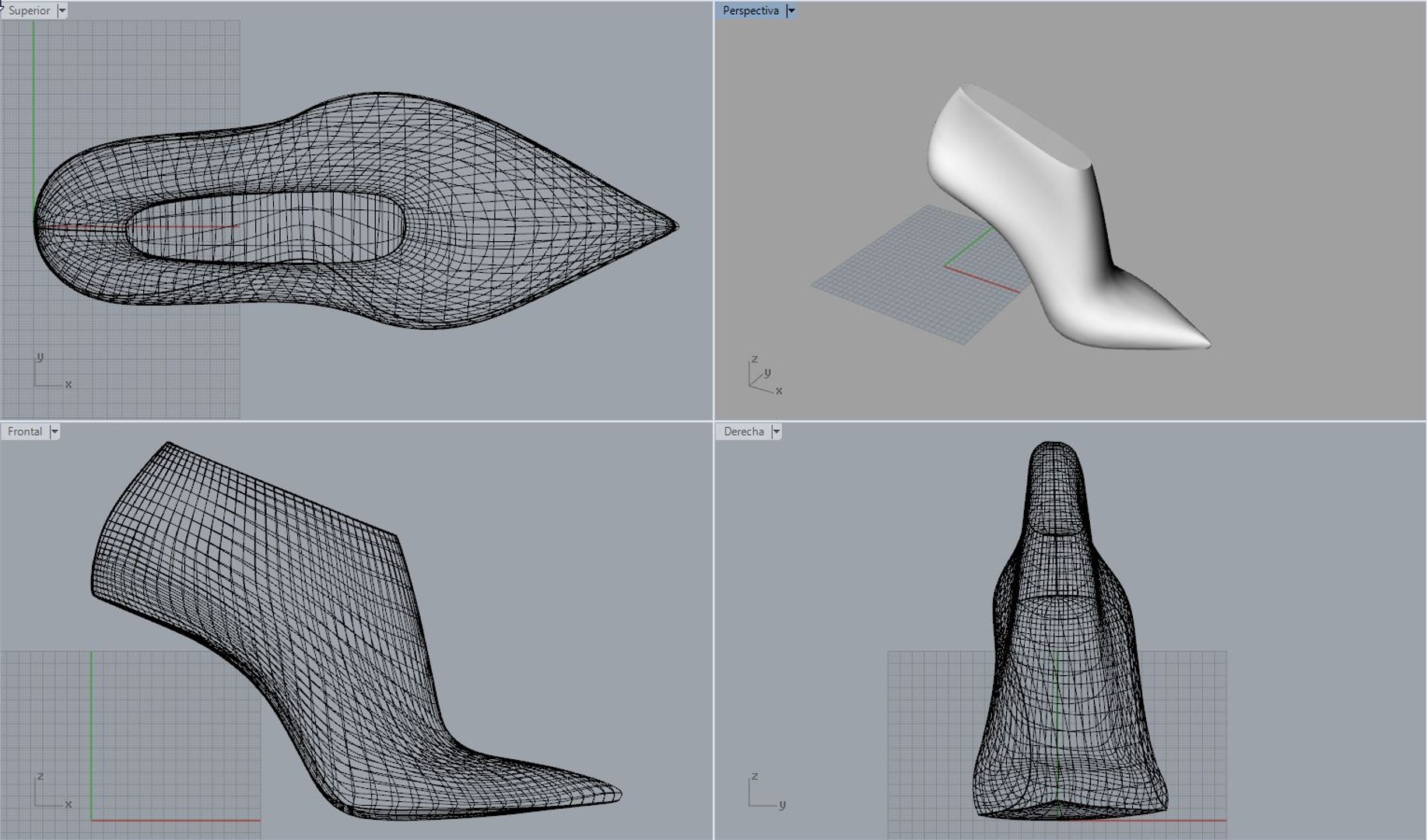 3d Woman Shoe Lasts Model