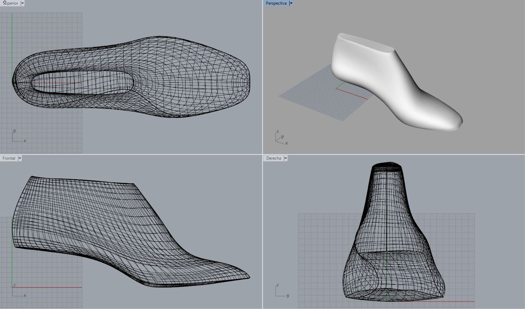 3d Woman Shoe Lasts Model