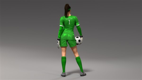 modelo 3d Sede animada de portero femenino - TurboSquid 1891269