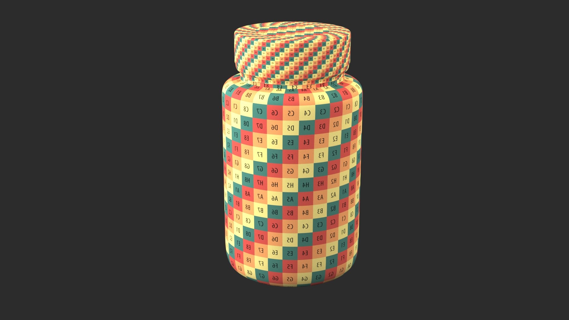 Glass Jar With Pills 3D Model - TurboSquid 2152103