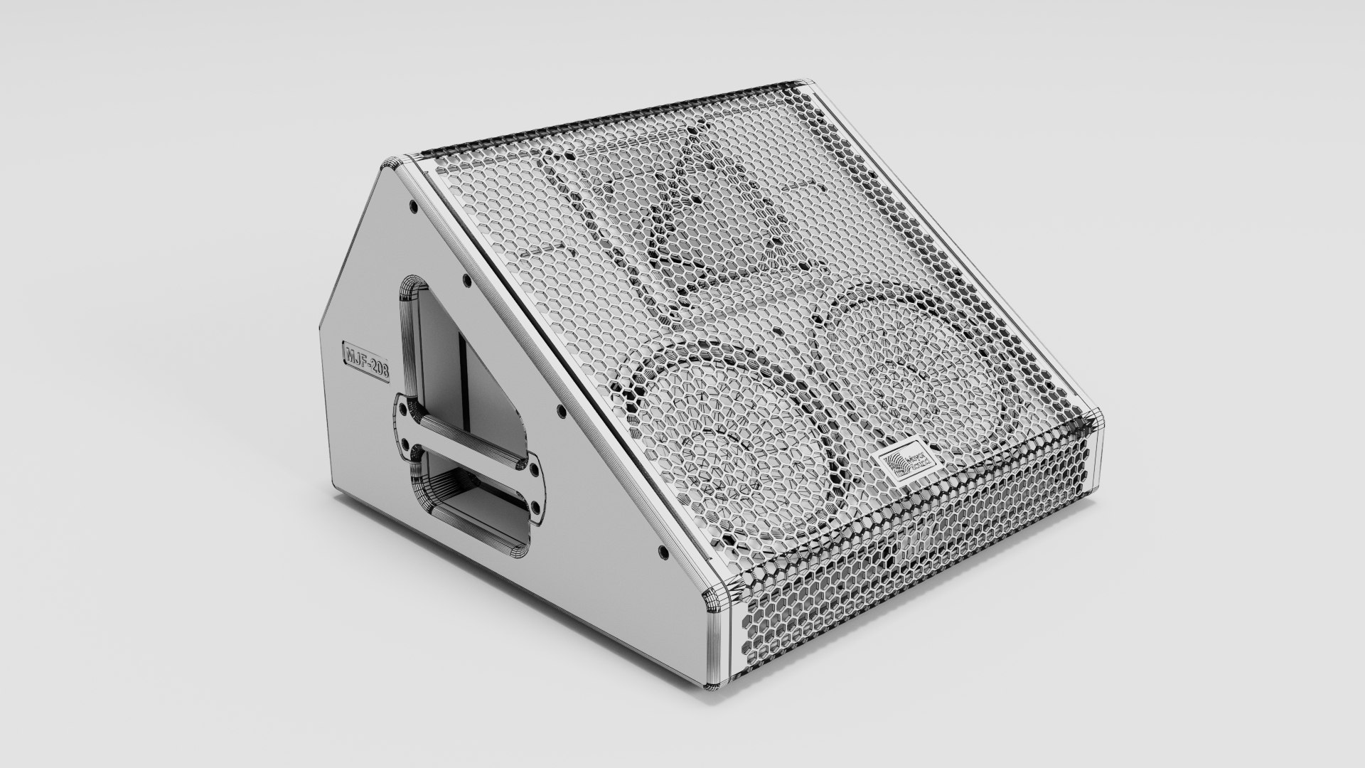 Stage Monitor System Meyer Sound MJF 208 3D model - TurboSquid 2181650