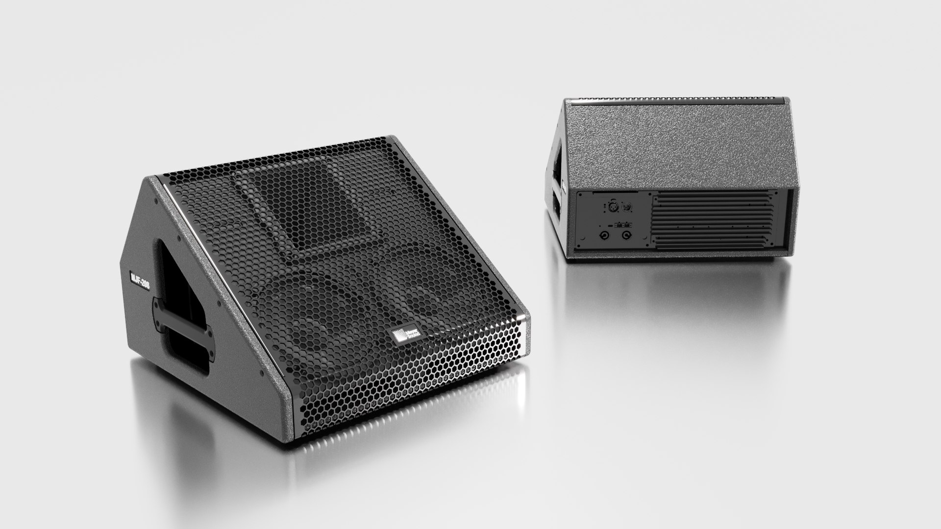 Stage Monitor System Meyer Sound MJF 208 3D model - TurboSquid 2181650