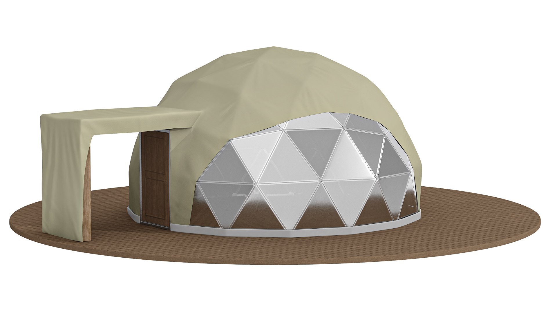 Eco Living Domes 3D model - TurboSquid 2094600