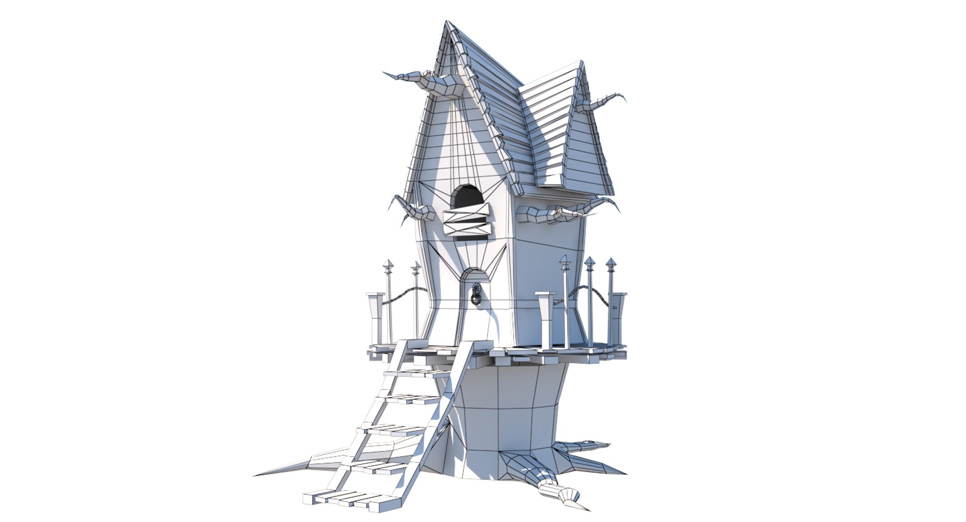 Cartoon House Model - TurboSquid 1233469