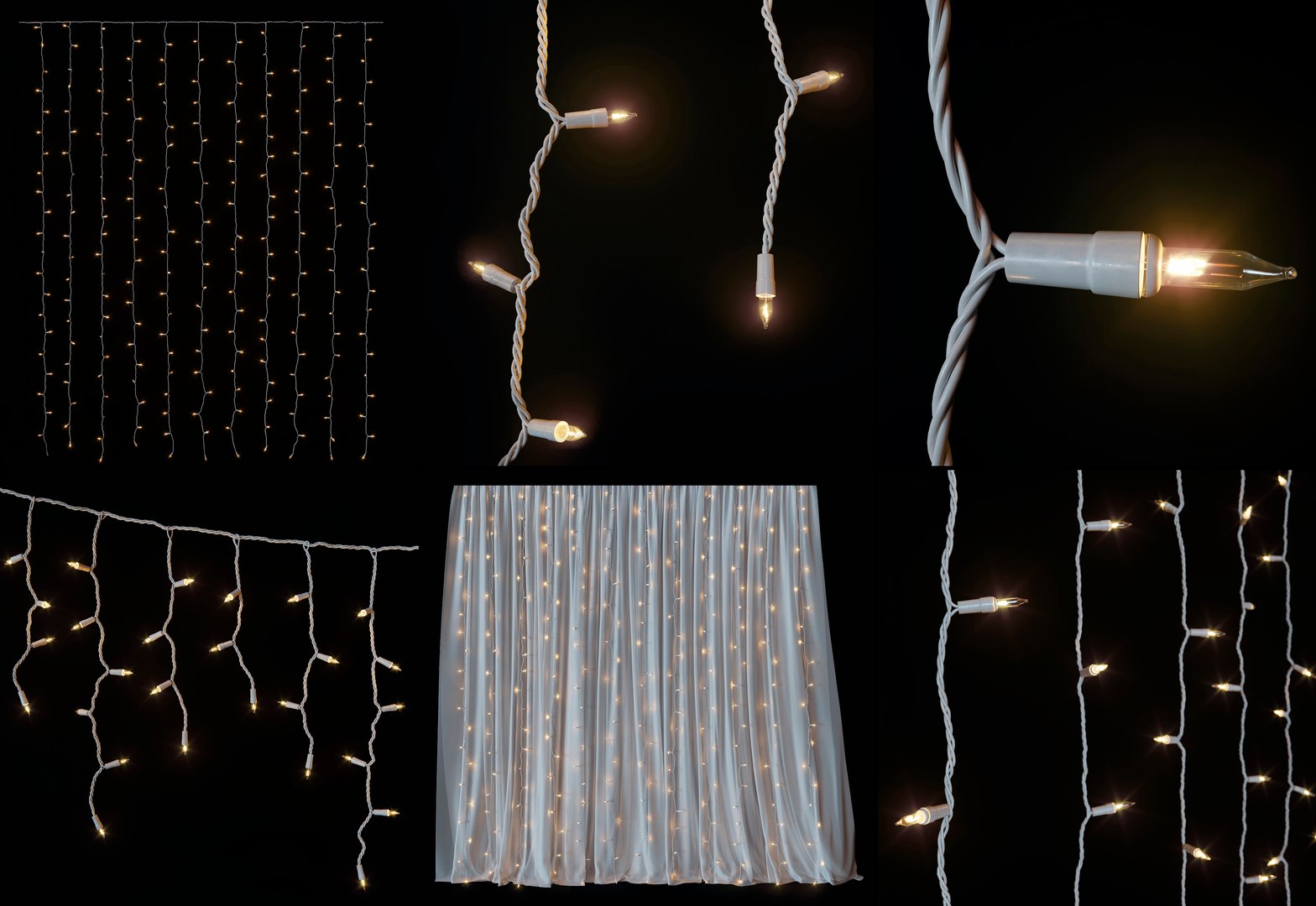 3D Garland And Bulb String 3 - TurboSquid 1988365