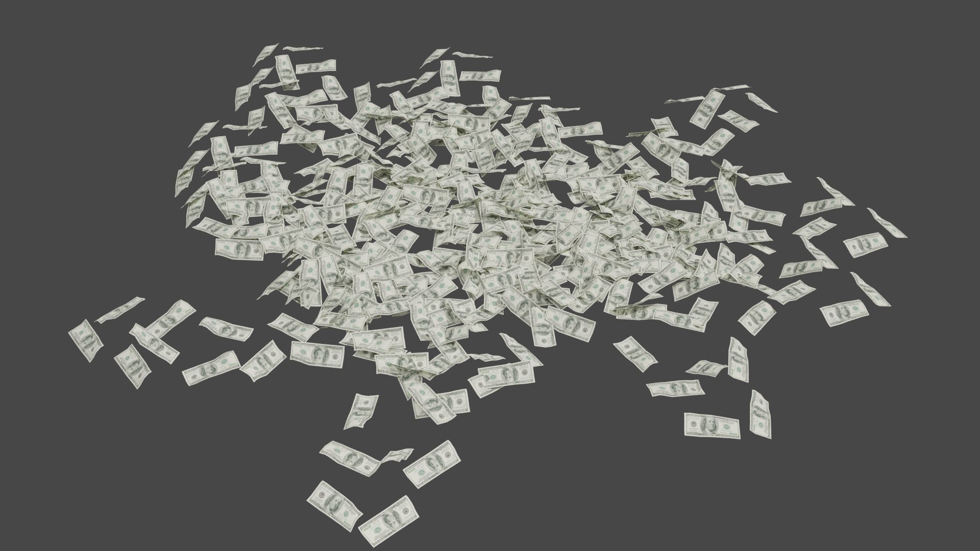 3D Model 100 Dollar Currency Pack - TurboSquid 2219870