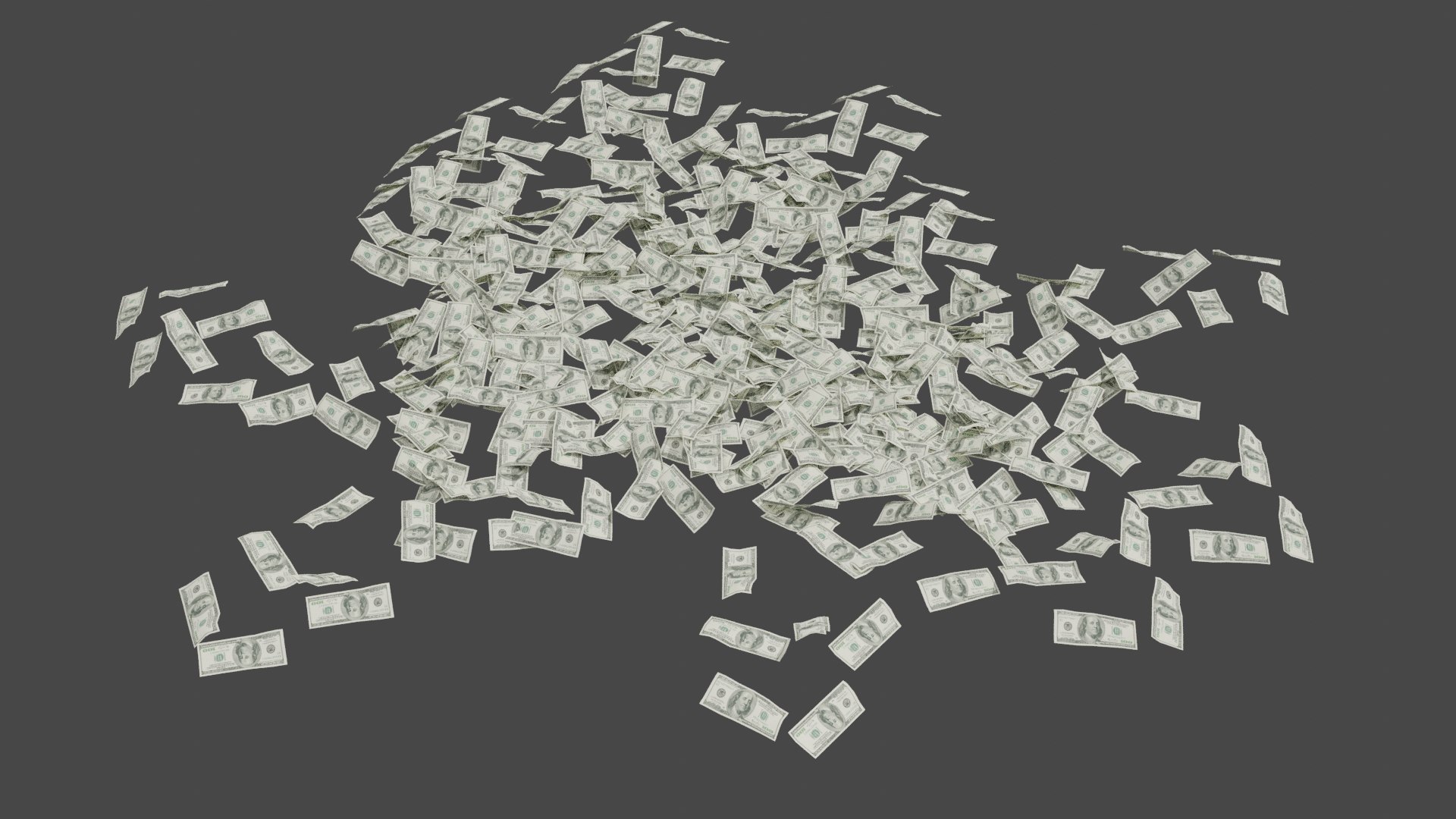3D Model 100 Dollar Currency Pack - TurboSquid 2219870