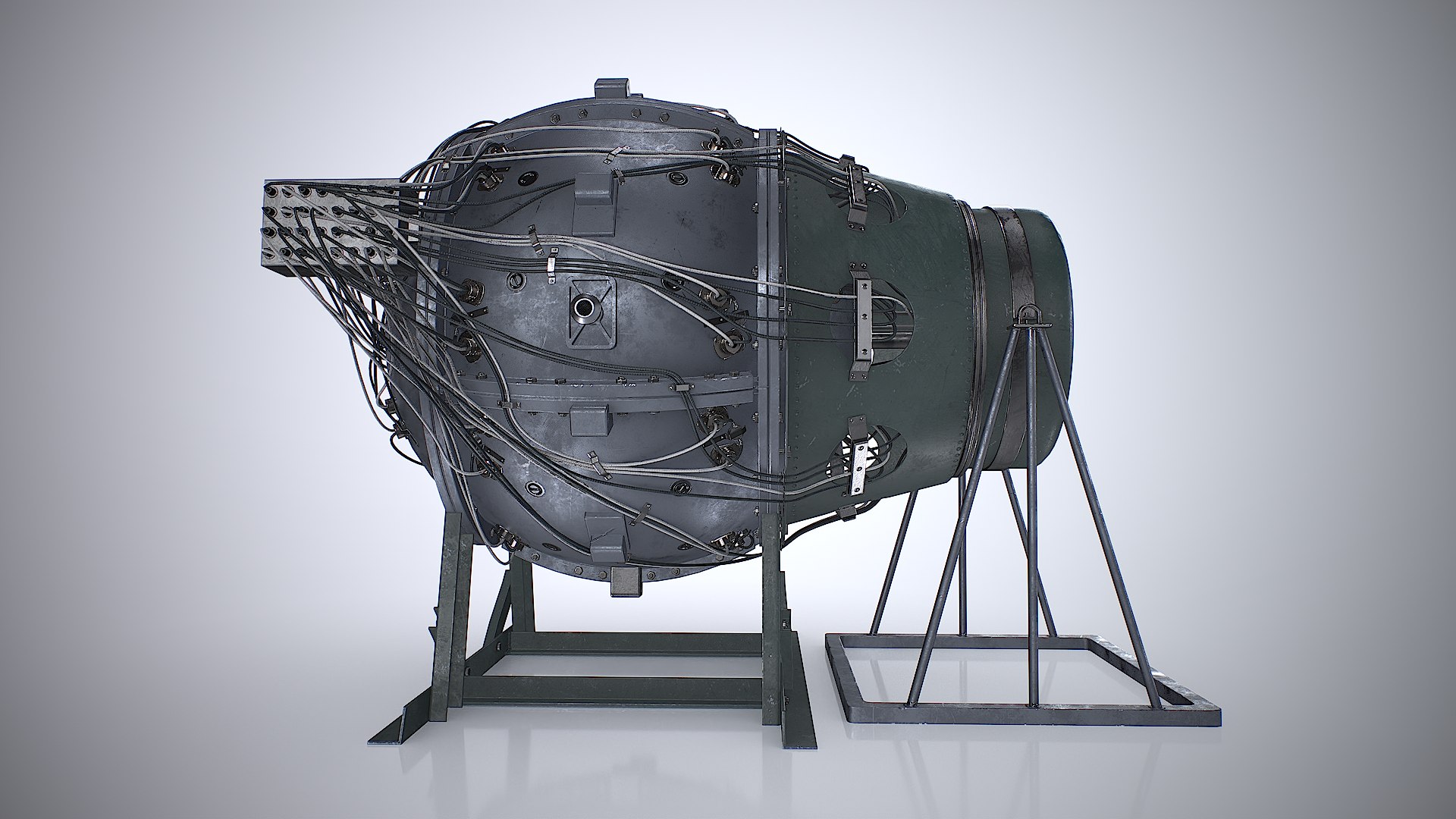The Gadget World First Atomic Bomb Low-poly 3D Model - TurboSquid 2231766