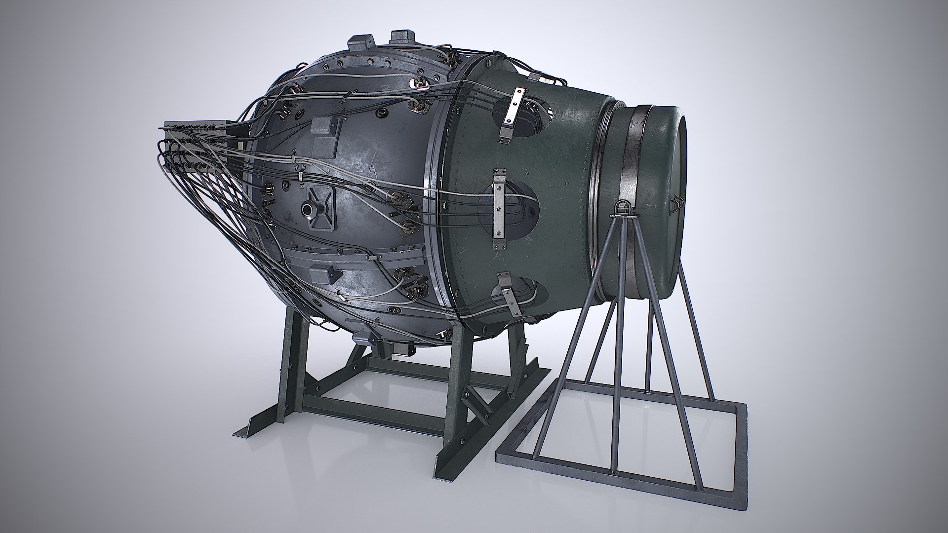 The Gadget World First Atomic Bomb Low-poly 3D Model - TurboSquid 2231766