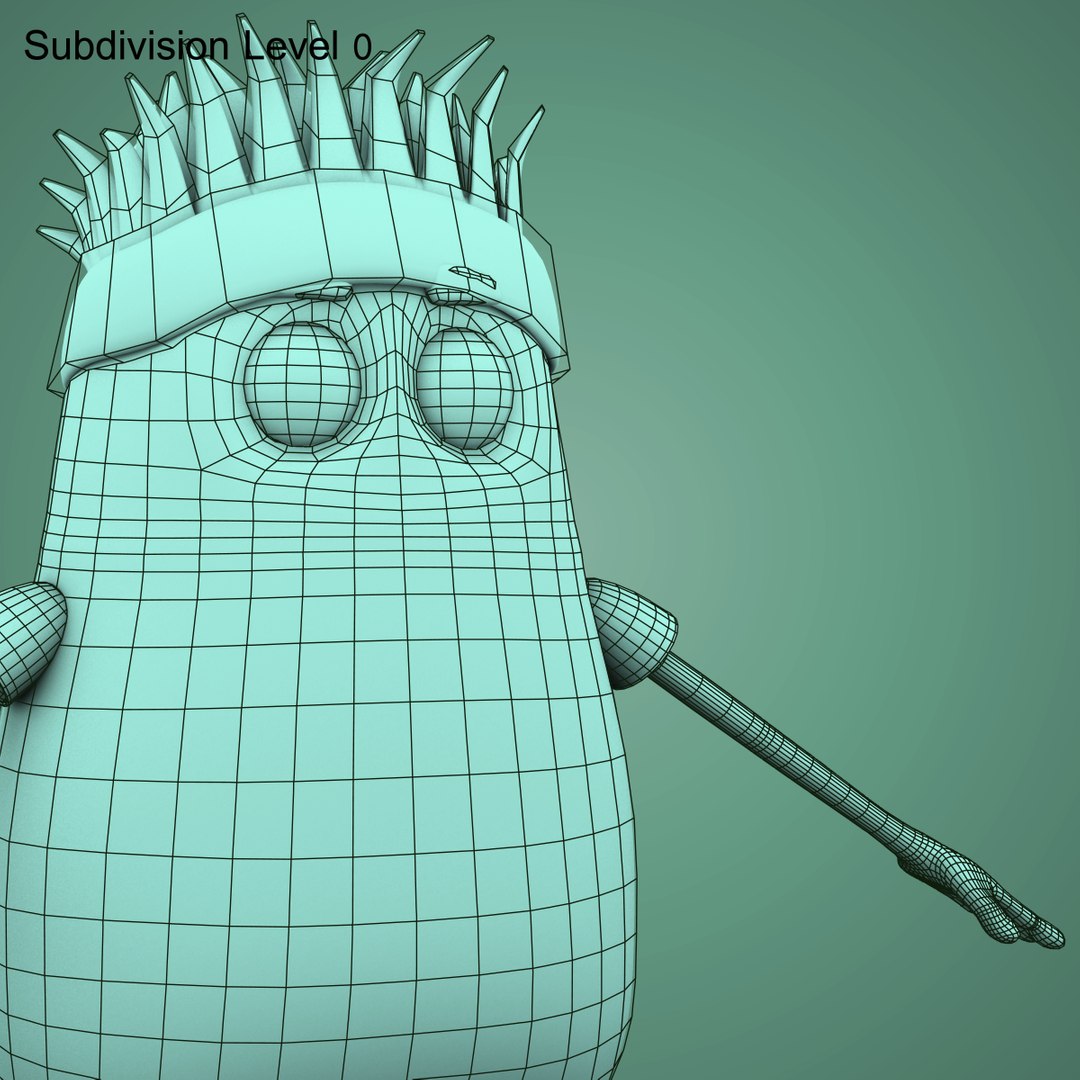 Max Low-poly Rigged Character Bean