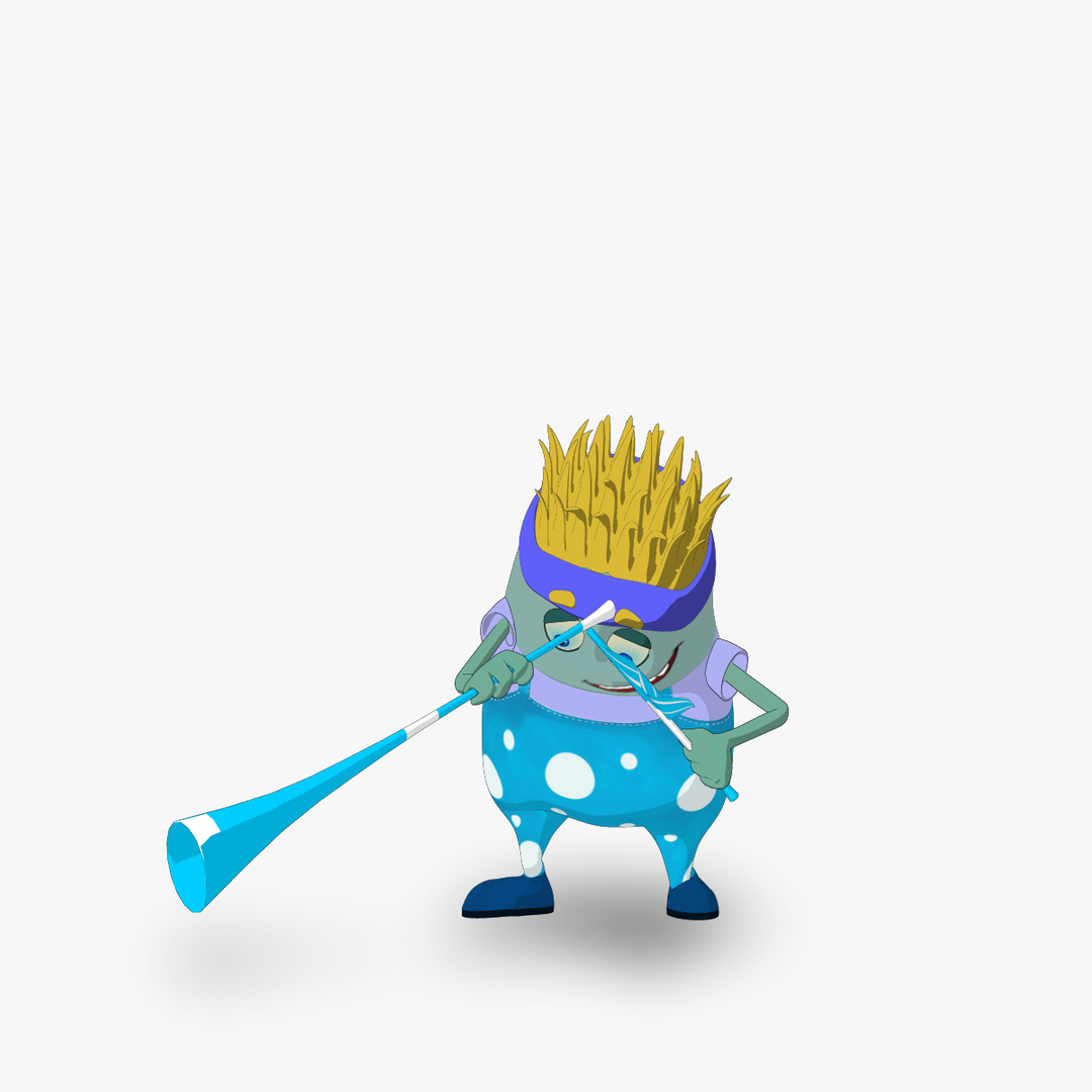 Max Low-poly Rigged Character Bean