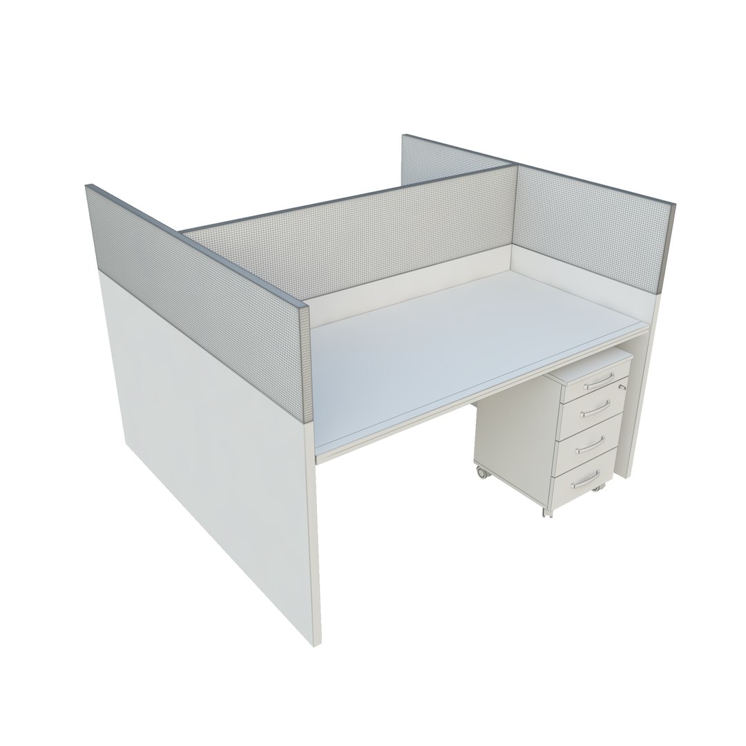 3D Duo Workplace - Vepa - TurboSquid 1734255