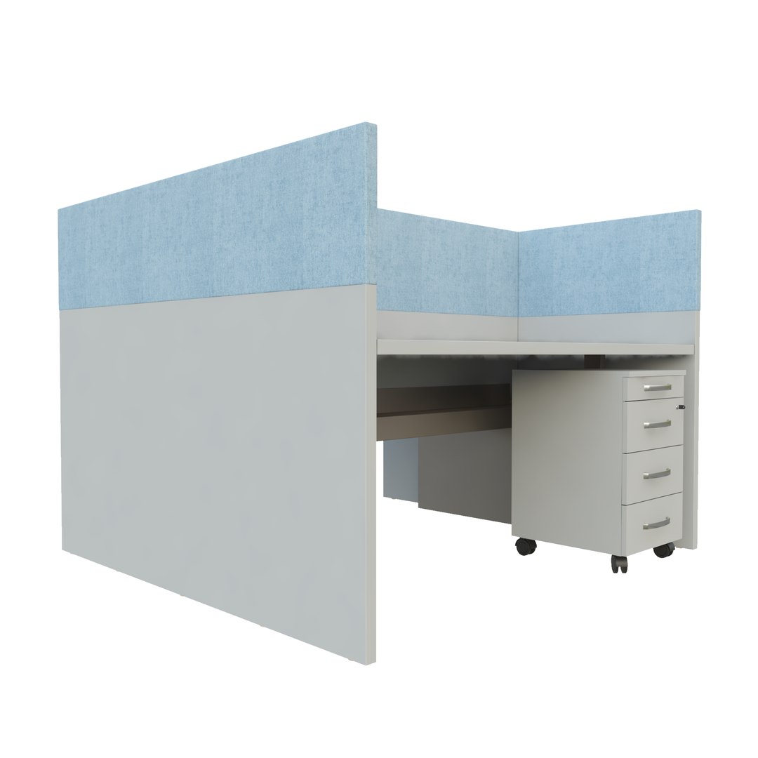 3D Duo Workplace - Vepa - TurboSquid 1734255