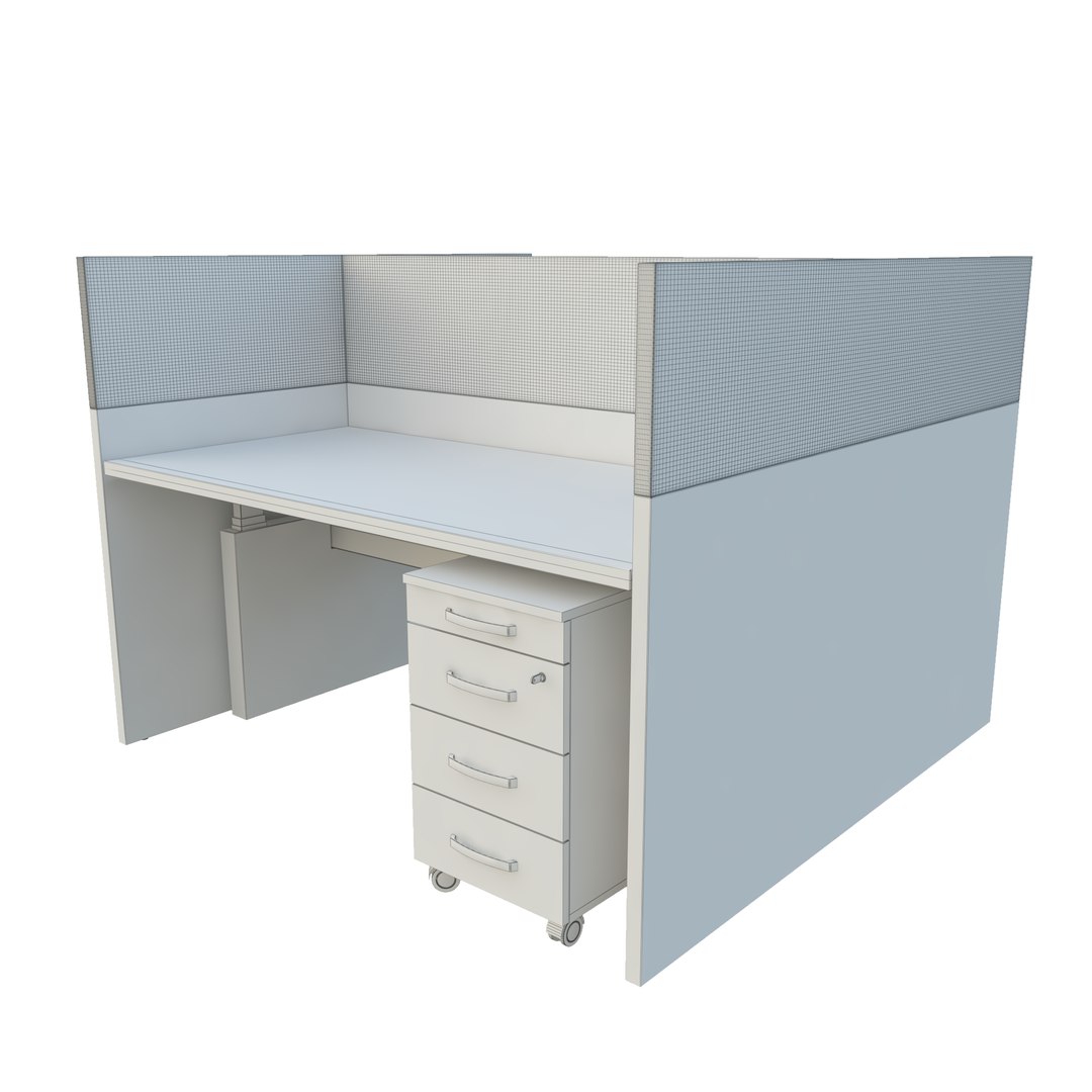 3D Duo Workplace - Vepa - TurboSquid 1734255