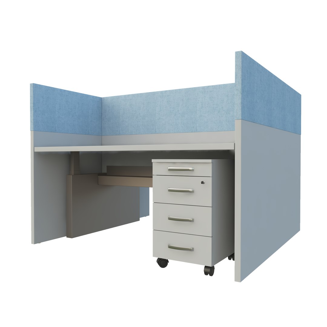 3D Duo Workplace - Vepa - TurboSquid 1734255