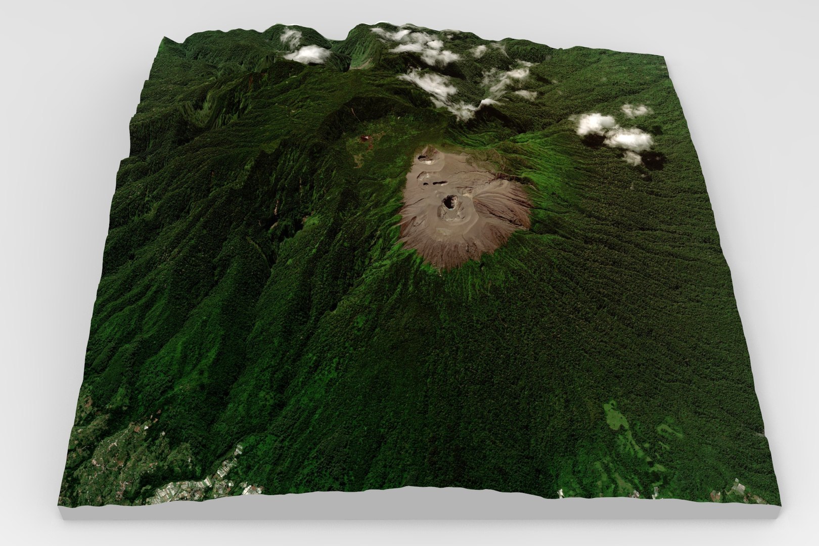 Mount Merapi Volcano In Indonesia 3D Model - TurboSquid 2043656