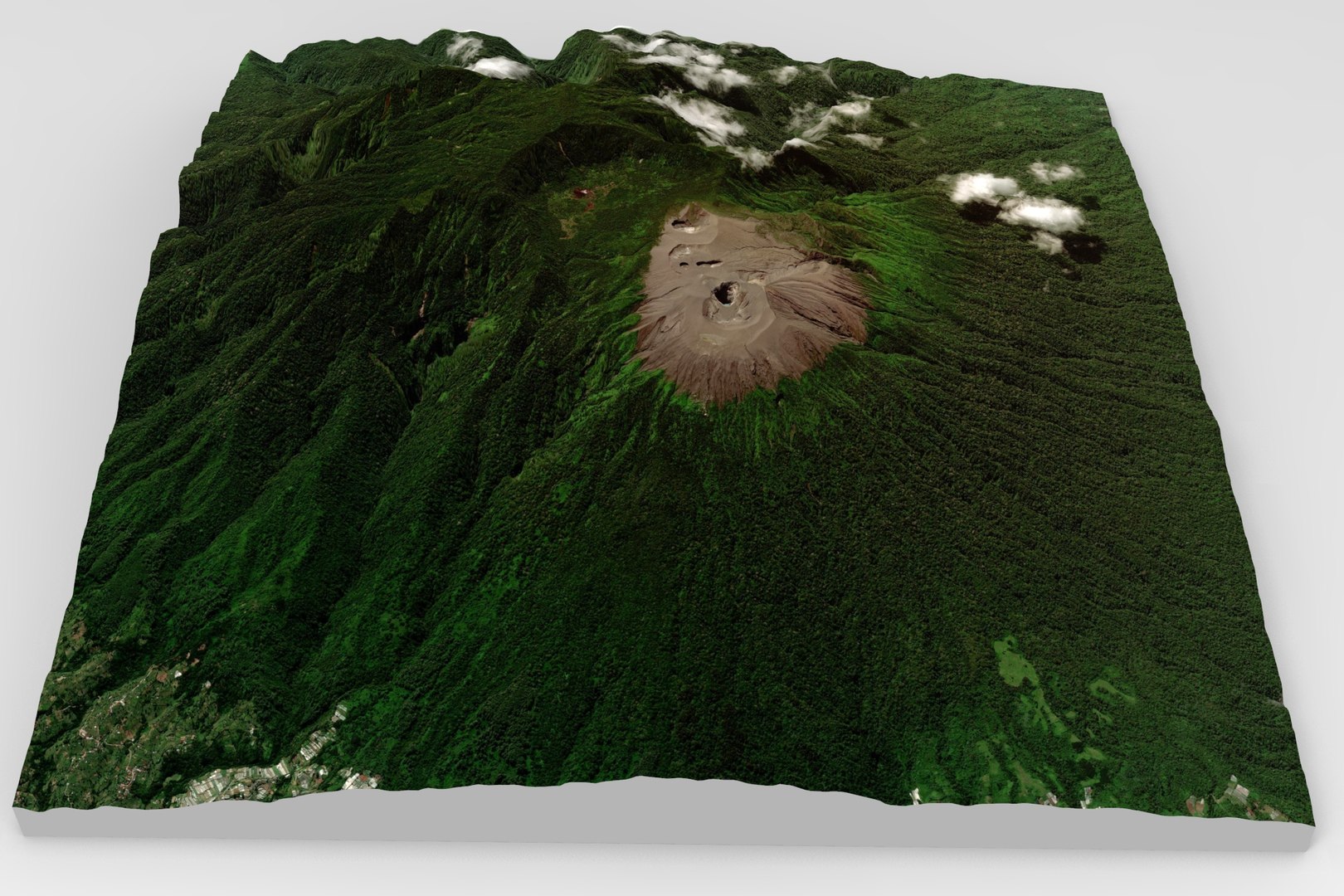 Mount Merapi Volcano In Indonesia 3D Model - TurboSquid 2043656