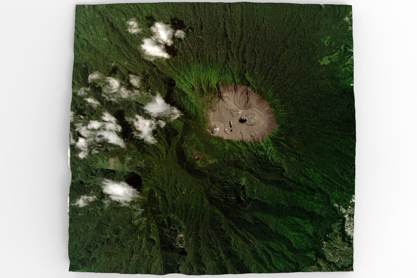 Mount Merapi Volcano In Indonesia 3D Model - TurboSquid 2043656