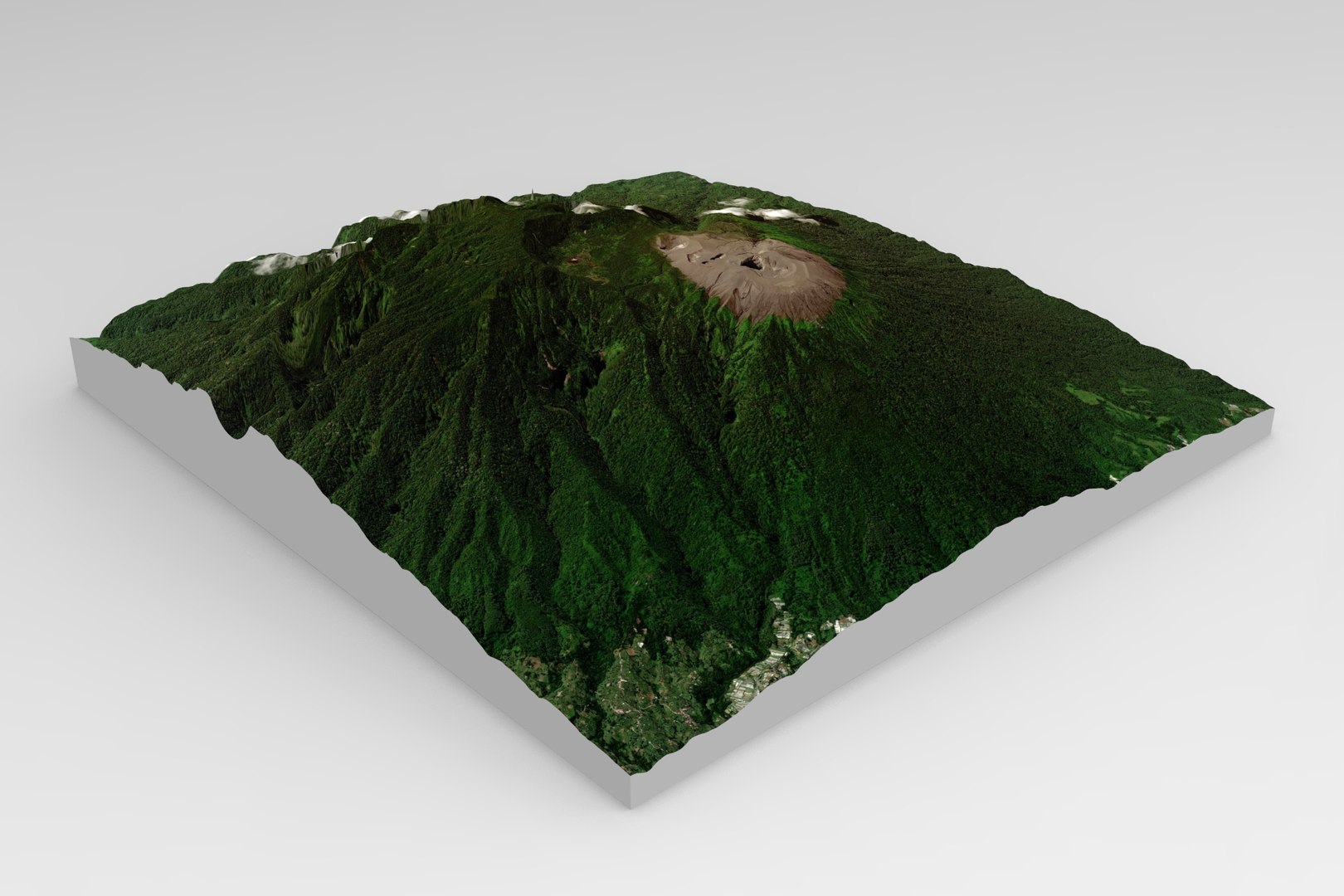 Mount Merapi Volcano In Indonesia 3D Model - TurboSquid 2043656