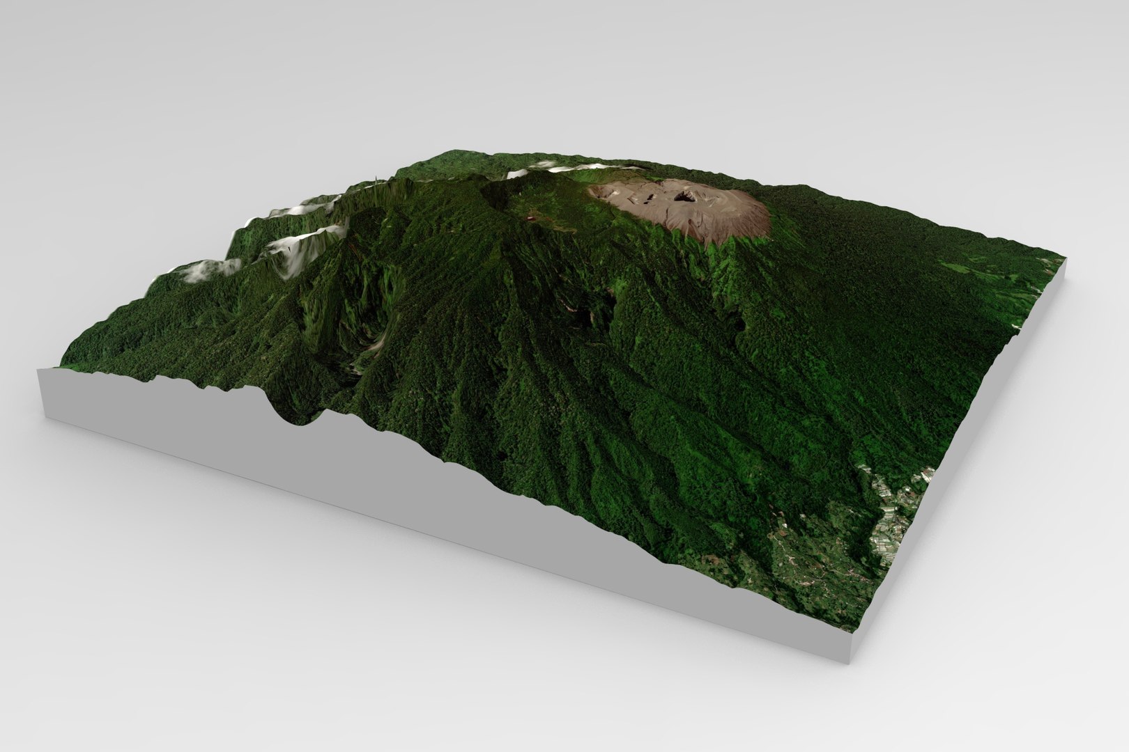 Mount Merapi Volcano In Indonesia 3D Model - TurboSquid 2043656