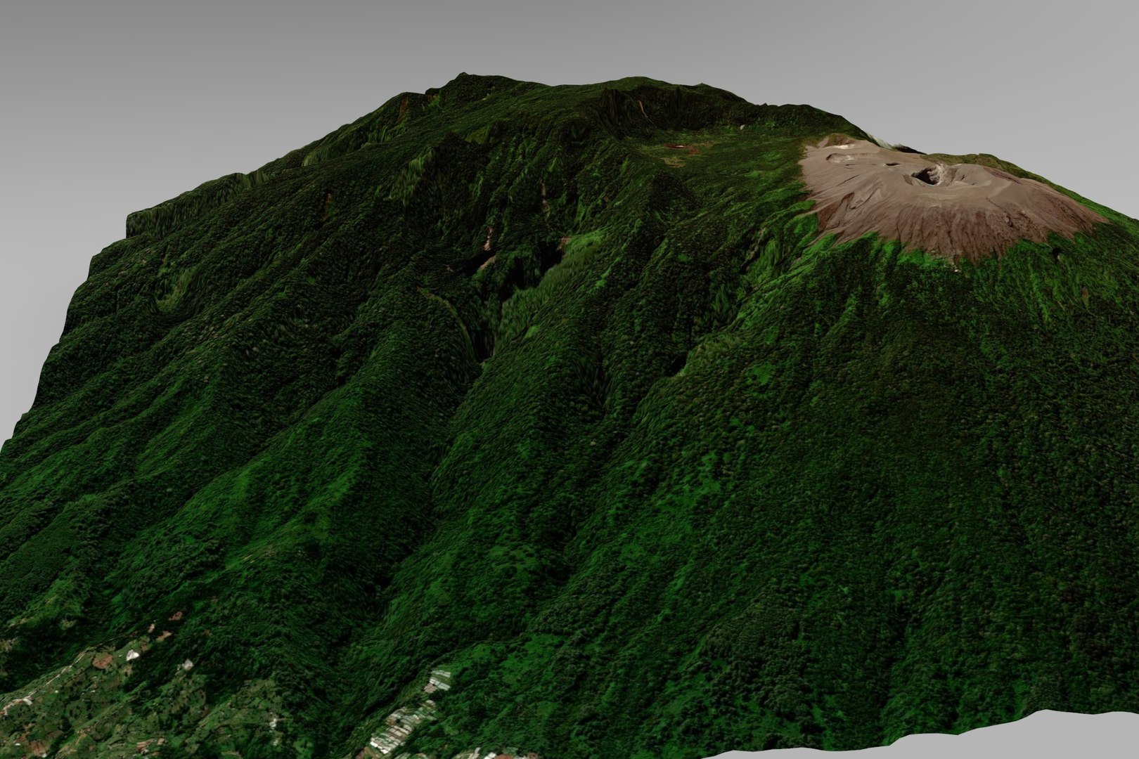 Mount Merapi Volcano In Indonesia 3D Model - TurboSquid 2043656
